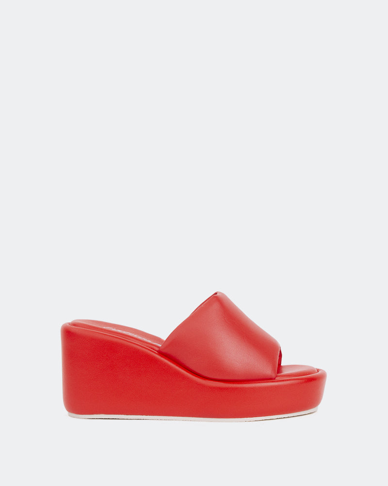 Dolores Red Leather – L'INTERVALLE