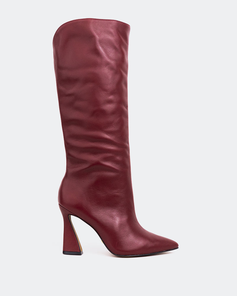 Gatoula cuir Bordeaux - L'INTERVALLE