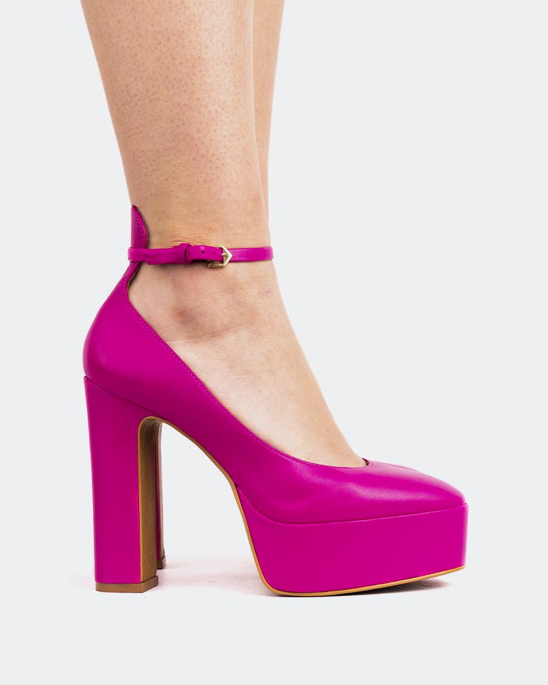Habibi Fuschia Leather – L'INTERVALLE