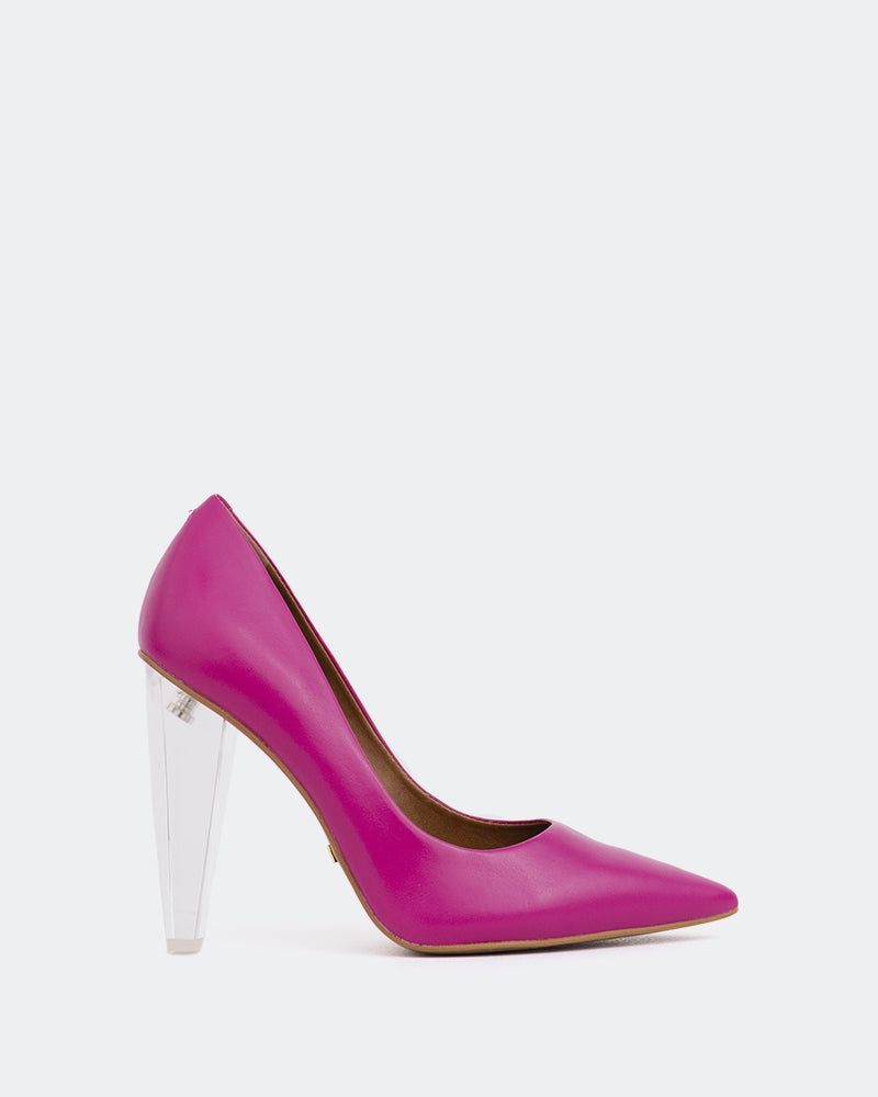 Roubi Cuir Fuchsia - L'INTERVALLE